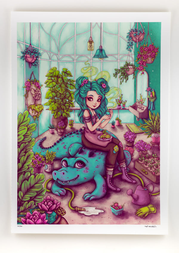 Crocodile Magic - Fine Art Print - Mel Macklin